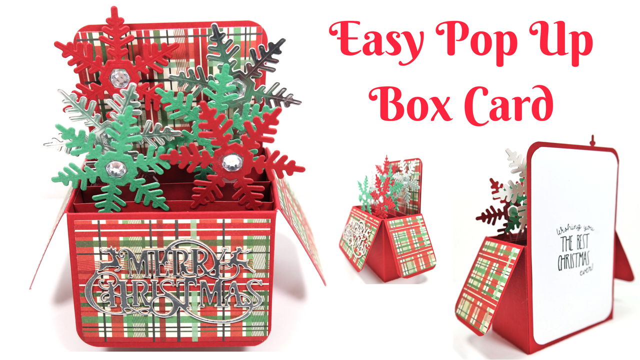 Christmas pop up box card – MIXED UP CRAFT