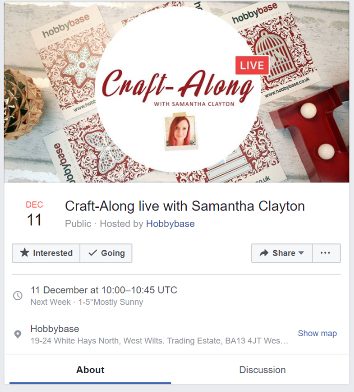 Hobbybase Facebook Live – MIXED UP CRAFT