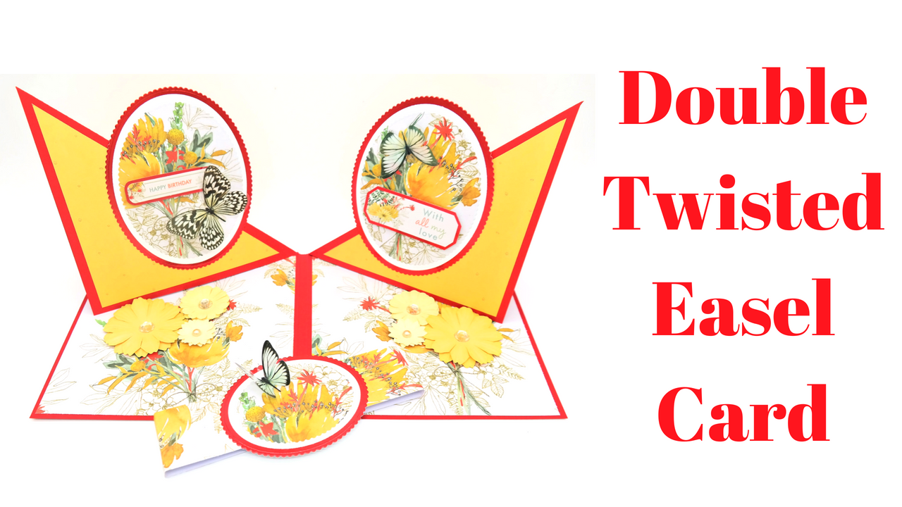 Double Twisted Easel Card – MIXED UP CRAFT