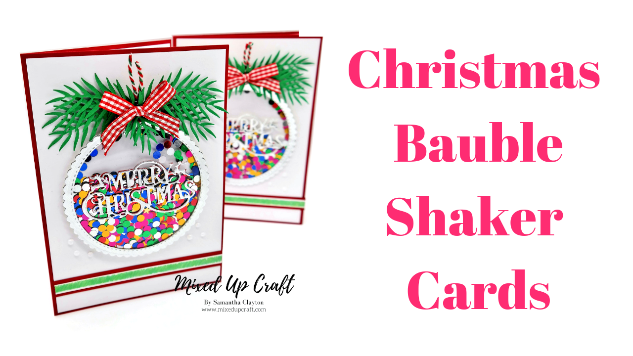 Shaker Cards Mixed Up Craft