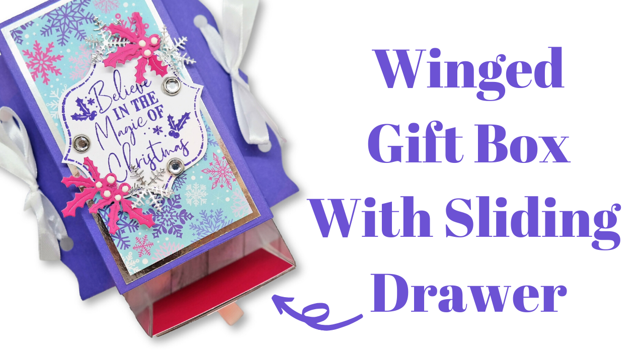 Unusual Winged Gift Box With Sliding Draw – MIXED UP CRAFT