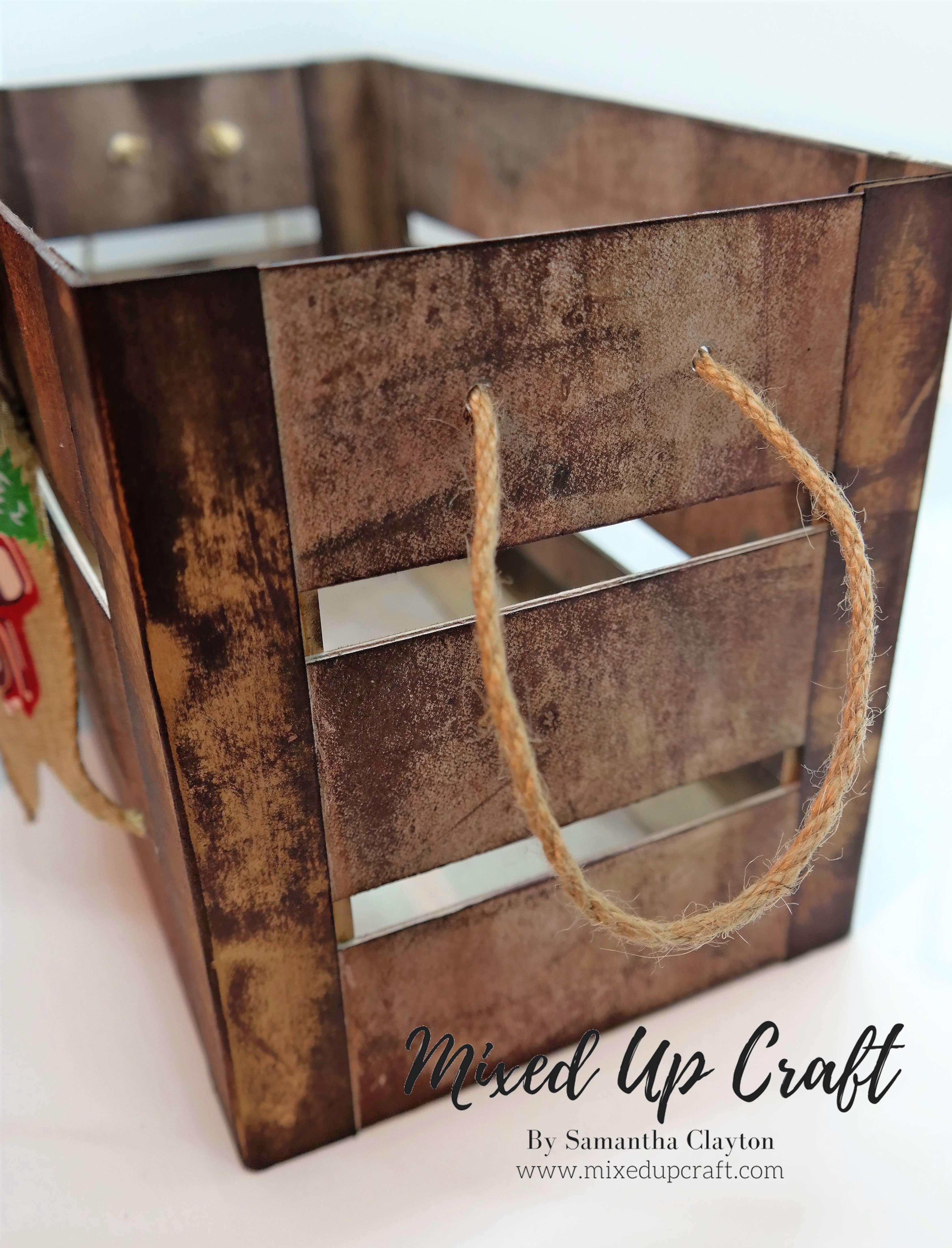 Crate Style Gift Box or Storage Box – MIXED UP CRAFT