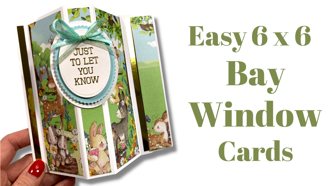 EASY 6×6 Bay Window Cards – MIXED UP CRAFT