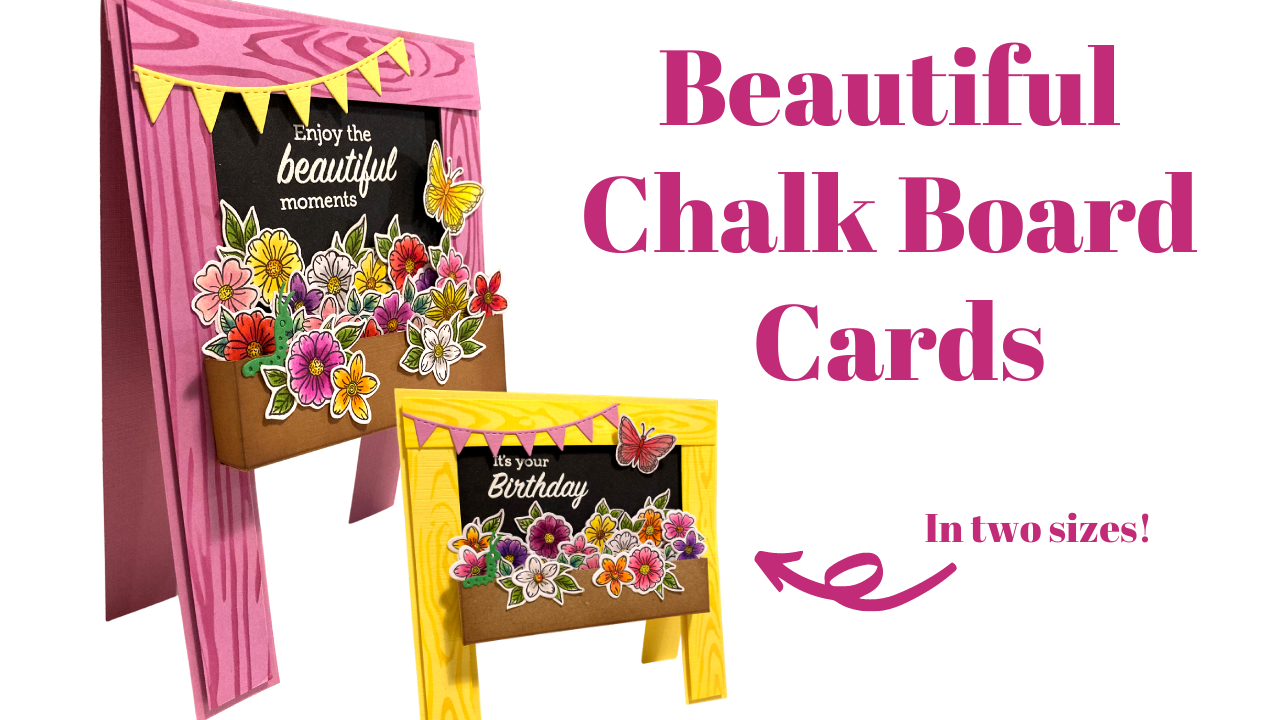 Beautiful Chalk Board Cards – MIXED UP CRAFT