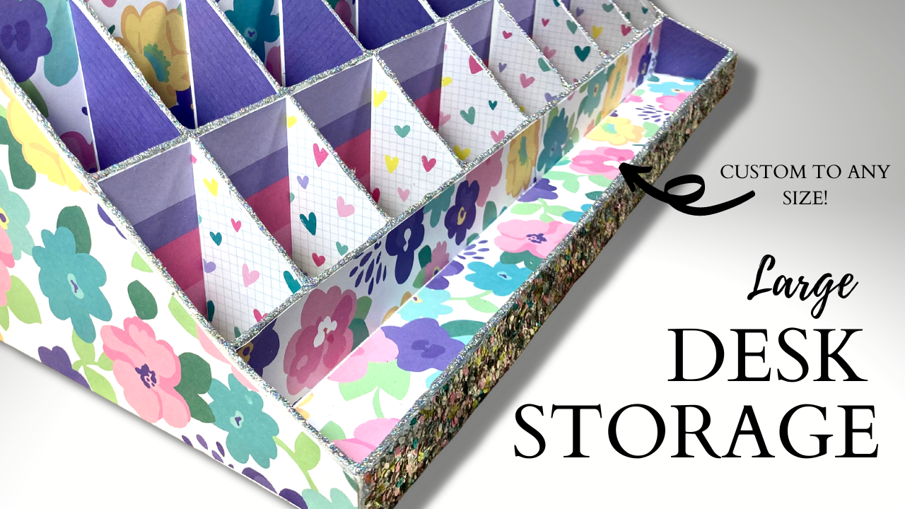 Practical DIY Desk Storage! – MIXED UP CRAFT