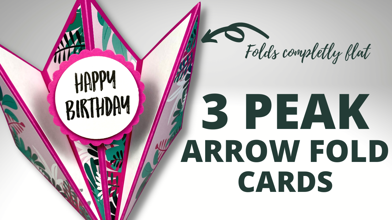 Arrow Fold Cards – MIXED UP CRAFT